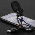 Lavalier Type Wired Mobile Phone Microphone USB interface / Type-C ...