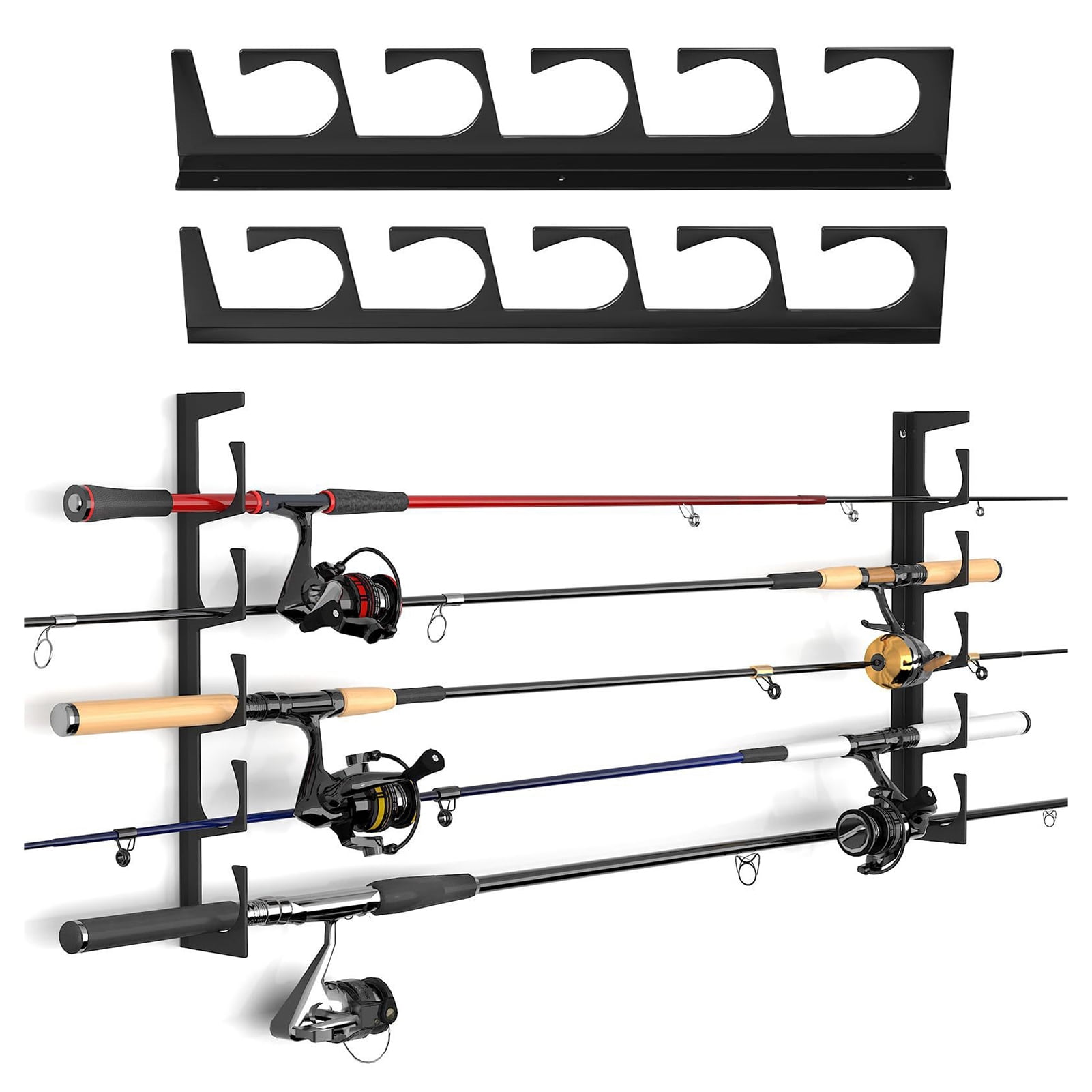 Click here for Meileang Fishing Rod Holder Wall Or Ceiling Mounte... prices