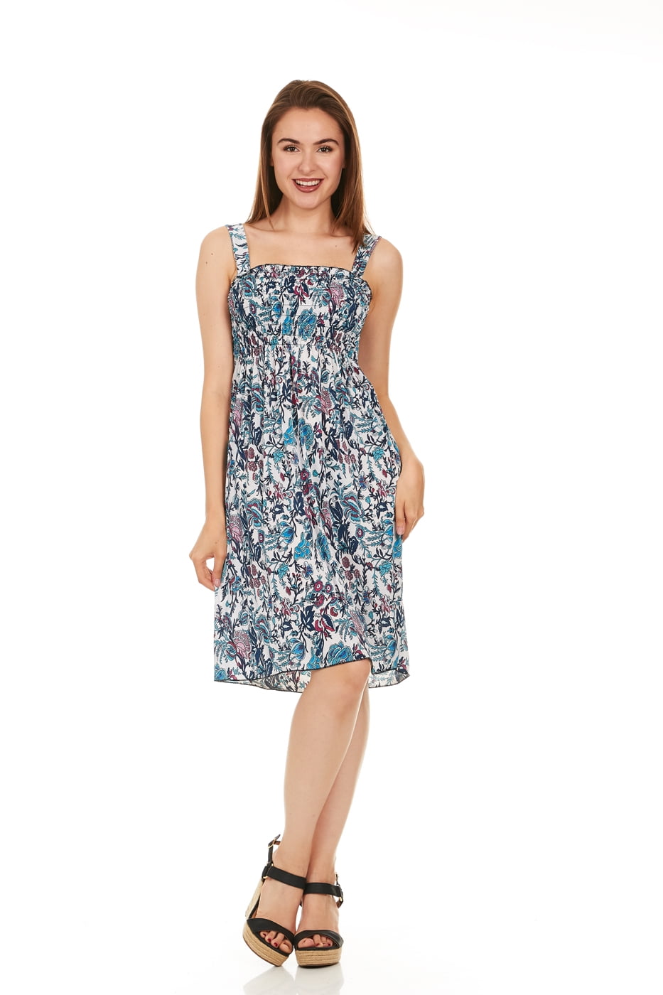 Carnival Women Casual Boho Style Summer Sleeveless Dress Printed ...