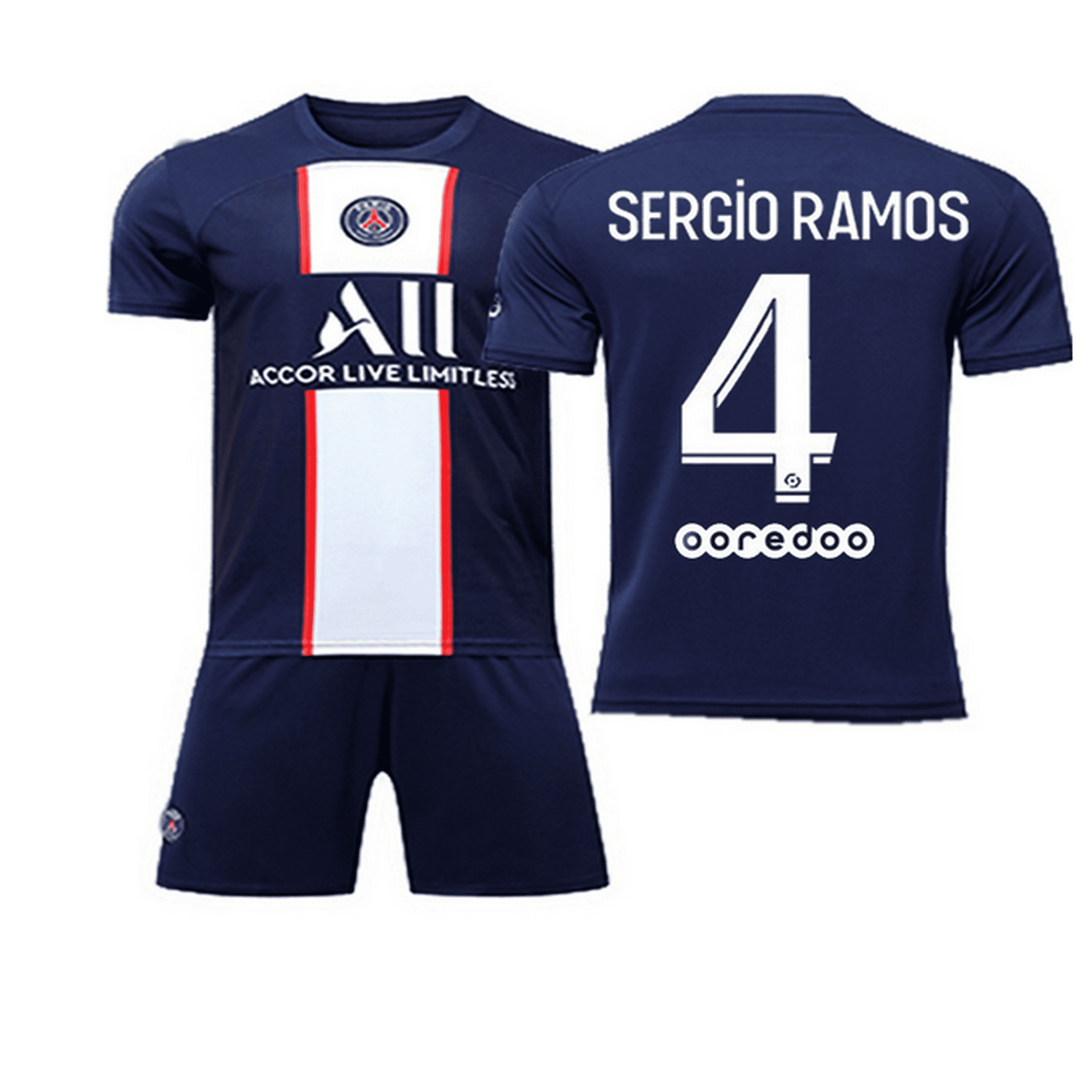 Click here for Onemix 2022 New Mens Football Jerseys Suit 4# Serg... prices