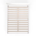 Cottage Style Solid Wood Platform Bed in Queen - Gloss White - Walmart.com