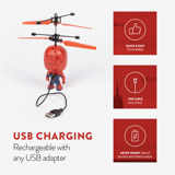 Marvel 3.5 Inch: Spider-Man Flying Figure IR Helicopter (Marvel, Spider ...