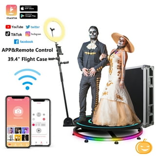 FUTOBOOZ Extendable 360 Degree Photo Booth Prop Stand 67" Telescopic ...