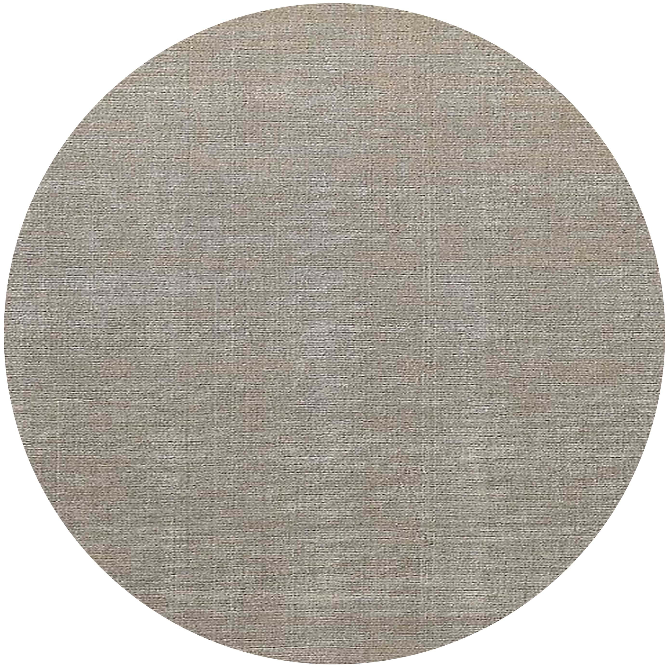 Ahgly Company Indoor Round Mid-Century Modern Sage Green Solid Area ...