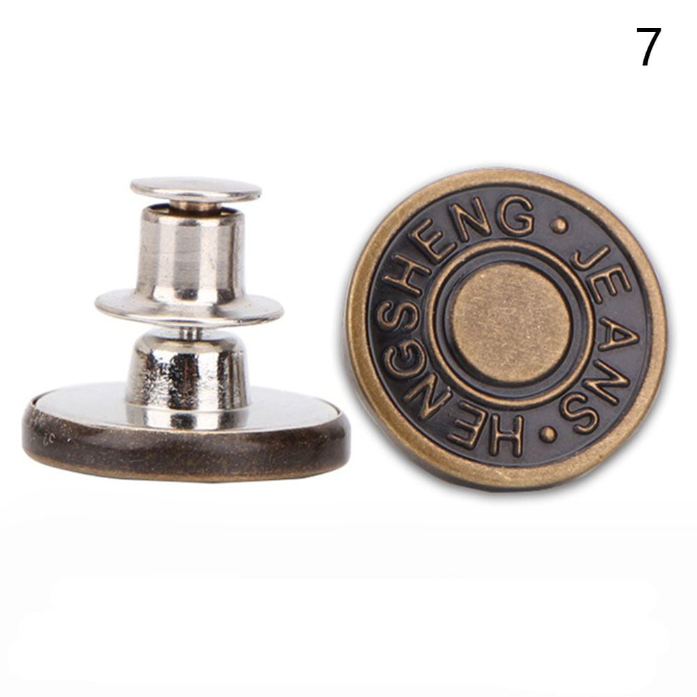 Adjustable Tuck Waist Removable Reduces Inch No Sew Fit Instant Buttons ...