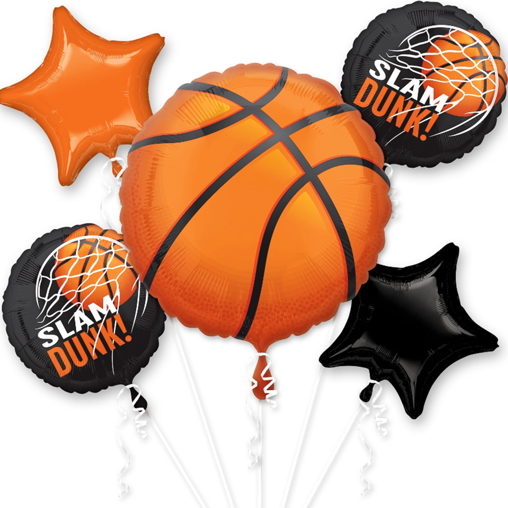 Basketball Slam Dunk Balloon Bouquet - Walmart.com - Walmart.com