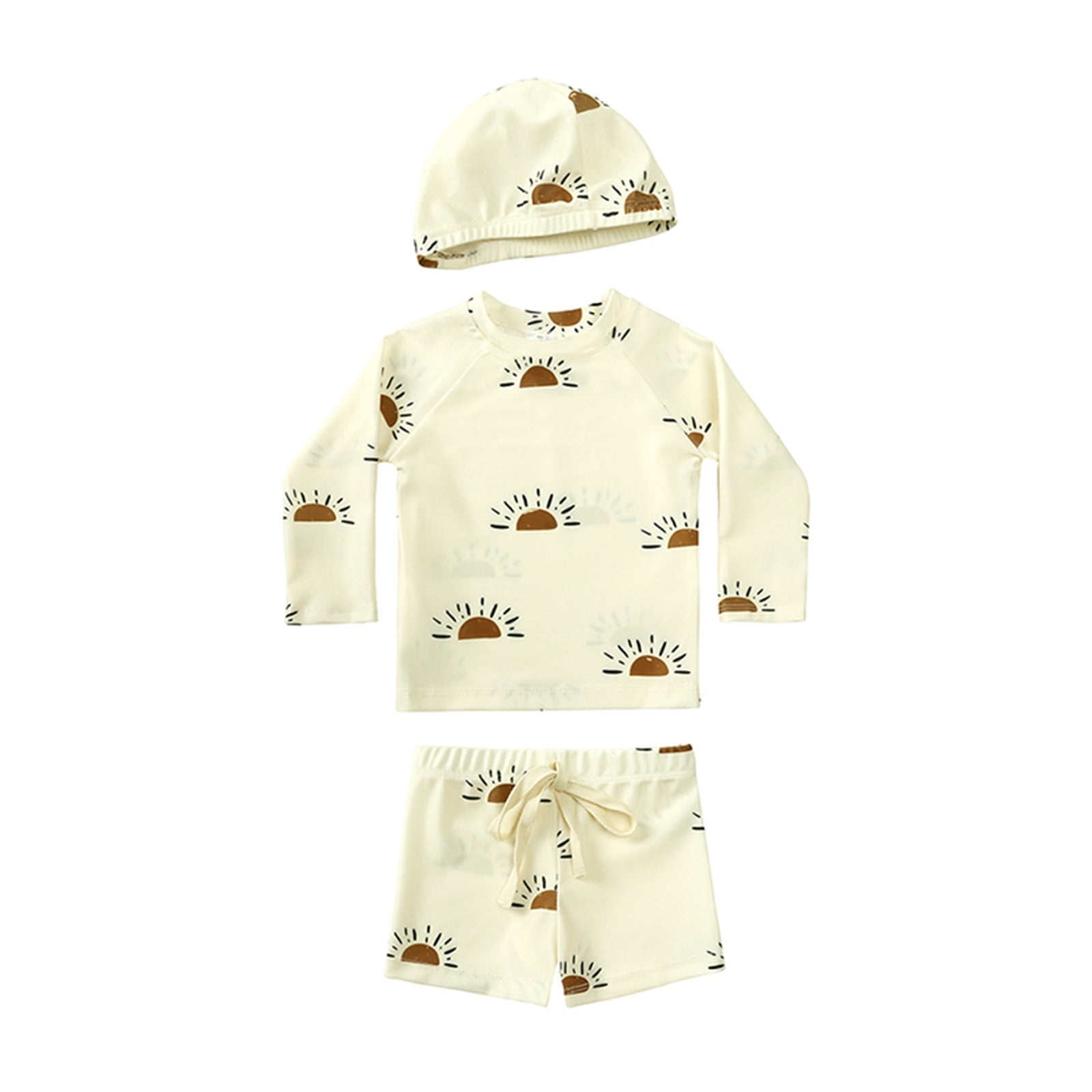 Click here for Ajiwyh Boy Bathing Suit Kids Floral Swimming Suits... prices