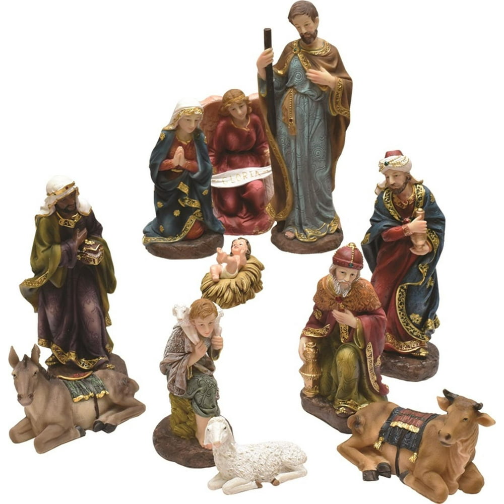 11-Piece Holy Family and Three Kings Inspirational Religious Christmas ...
