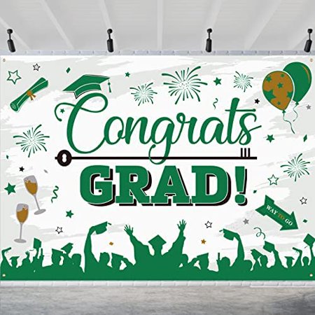 Graduation Decorations 2022, 82.6"x59" Large Size Congrats Grad Banner ...