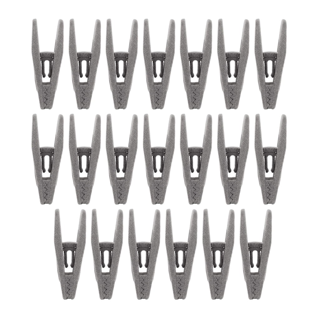 TureClos 20 Pieces Clothes Hanger Clip Closet Drying Hanging Storage ...