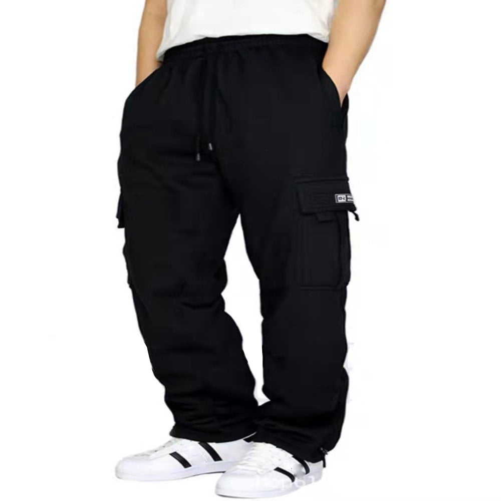 Click here for Generic Mens Heavyweight Cargo Fleece Sweatpants S... prices
