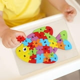 Cartoon Abc Puzzles Block Toy Abc Animal Puzzle Assembly Ability ...
