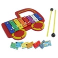 D'Luca Kids Red Truck Baby 8 Note Xylophone Glockenspiel with Music ...