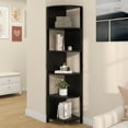 Dextrus Open Storage 6-Tier Zigzag Corner Shelf for Small Bedroom ...
