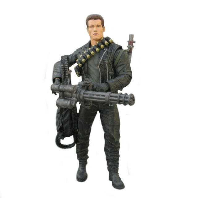 The Terminator Action Figure T 800 With Handheld Gatling Gun Grenade ...