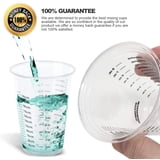 Pixiss Disposable Resin Mixing Cups, Clear Plastic 10oz 50-Pack ...