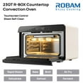 ROABM Toaster Oven Air Fryer Combo R-BOX Pink, 23QT Countertop ...