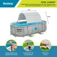 "Bestway Quick Setup Flowclear Pool Canopy for Above Ground Pools, 6 ...