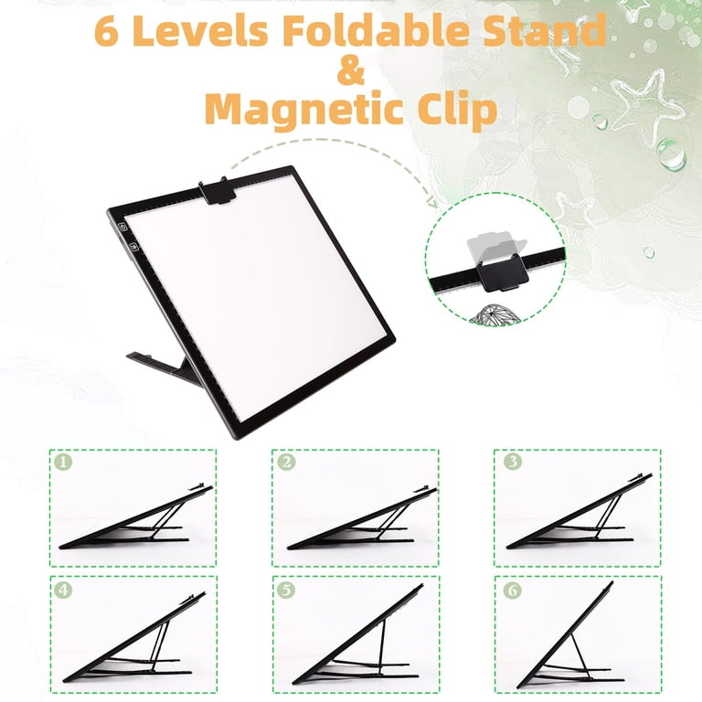 Led Light Box A3 - Rechargeable Diamond Art Tracing Pad, 3 Colors & 6 ...