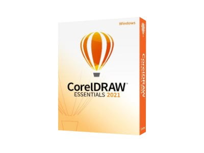 Corel CorelDRAW 2021 Essentials, Box Pack, 1 License, Mini Box Packing ...