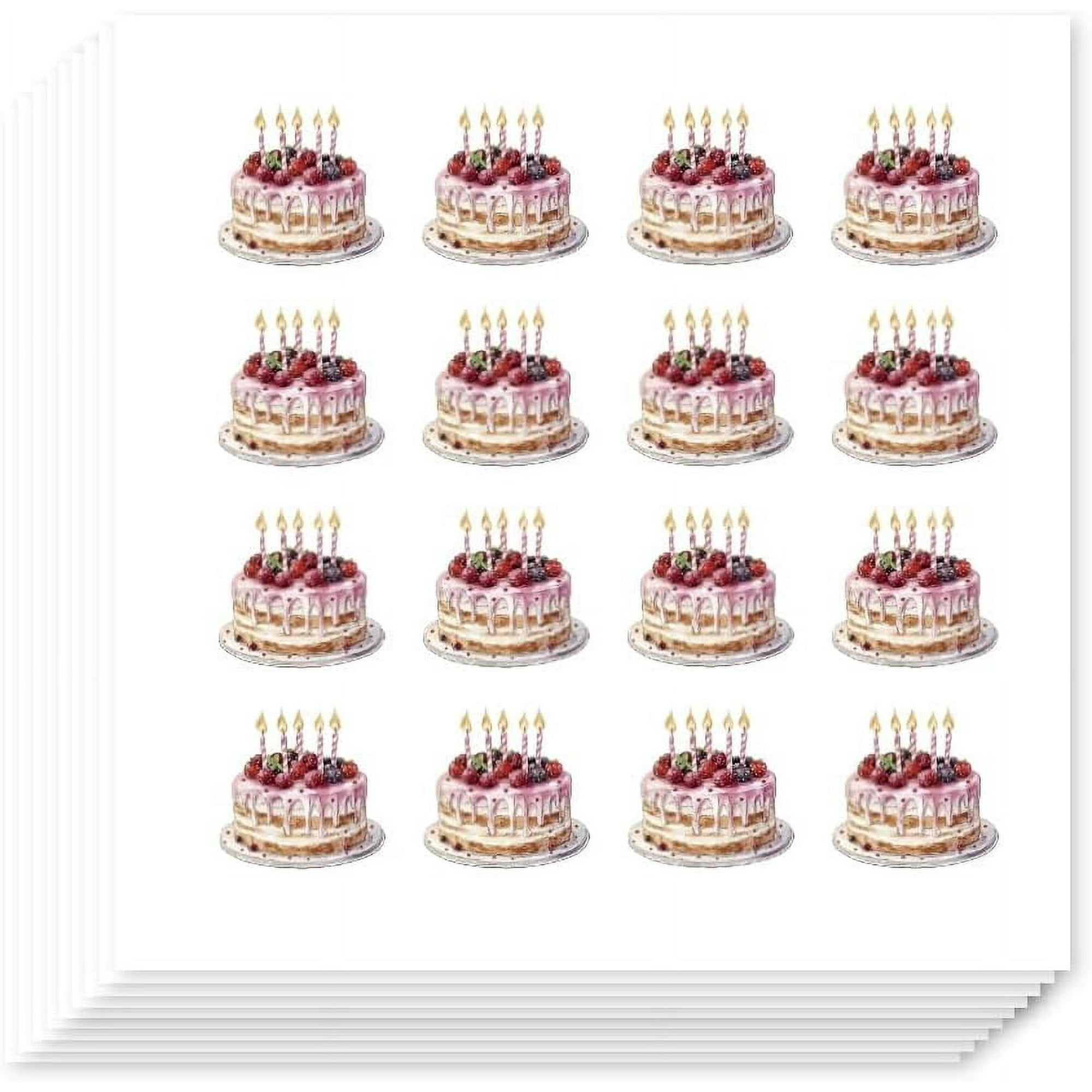 Click here for Nobrand 320pcs Birthday Cake Stickers Cute Birthda... prices