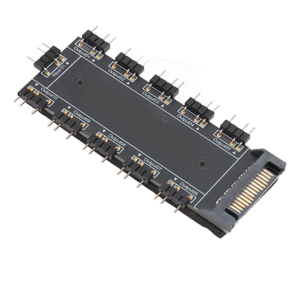 ARGB Hub, Power Supply 5V 3pin 10 Way Stability RGB Splitter with ...