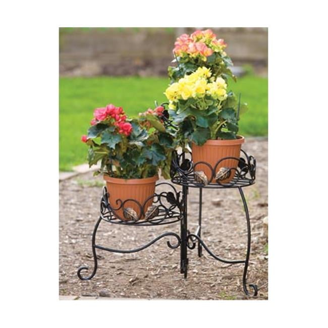 Scroll & Ivy 3-Tiered Folding Plant Stand - Walmart.com