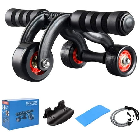 Multi Functional Ab Roller Wheel, 5 in 1 Ab Roller Kit with Knee Pad ...