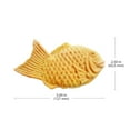 GorillaRock Electric Taiyaki Machine | 6 Fish Waffles | Nonstick ...