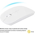LED Wireless Mouse, 2.4GHz Wireless Mouse Adjustable USB Charging Anti ...