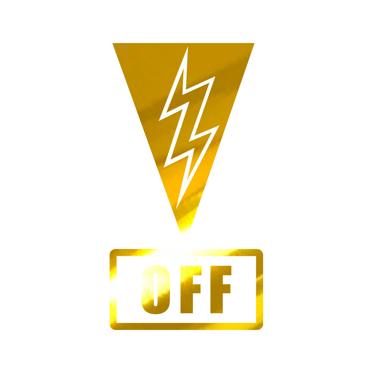 Master Switch OFF Sticker Decal Die Cut - Self Adhesive Vinyl ...