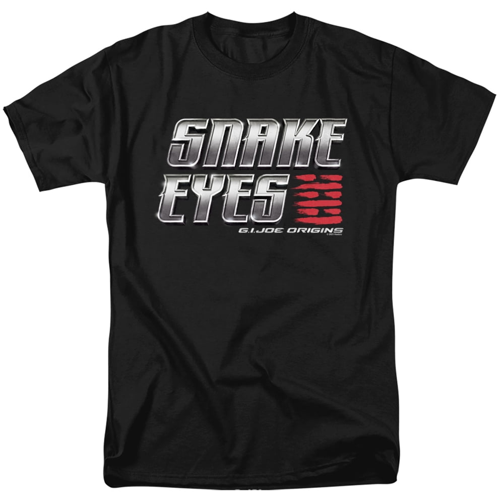 Snake Eyes: G.I. Joe Origins Snake Eyes Logo Stacked Unisex Adult T ...