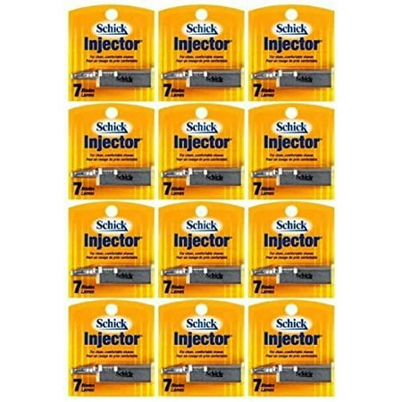 Schick Injector Blades - 1 Dozen of 7 Count Boxes = 84 Count | Walmart ...