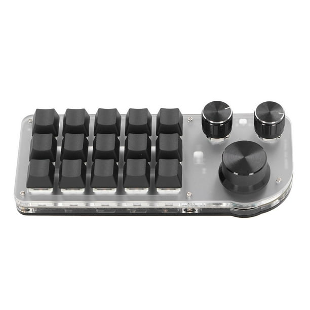 One Handed Macro Mechanical Keyboard, Space Saving Wired USB Simple ...