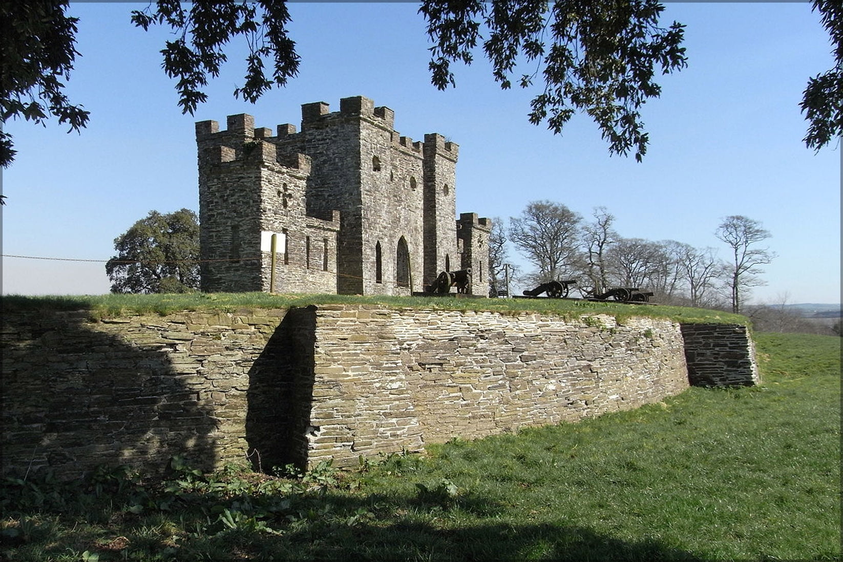 24"x36" Gallery Poster, Sham Castle, c.1760, north of Castle Hill ...