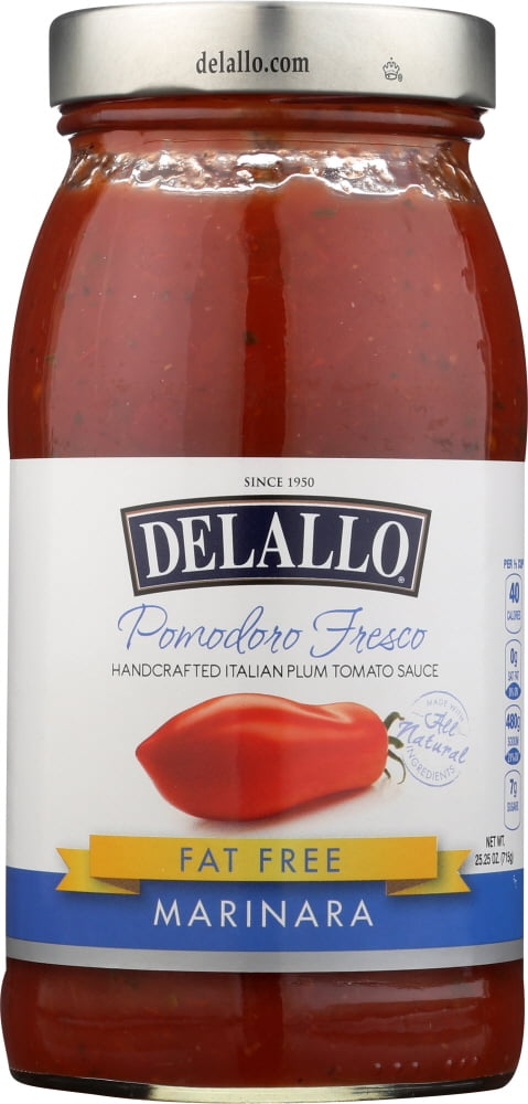 DELALLO: Pasta Marinara Sauce, 25.25 oz - Walmart.com