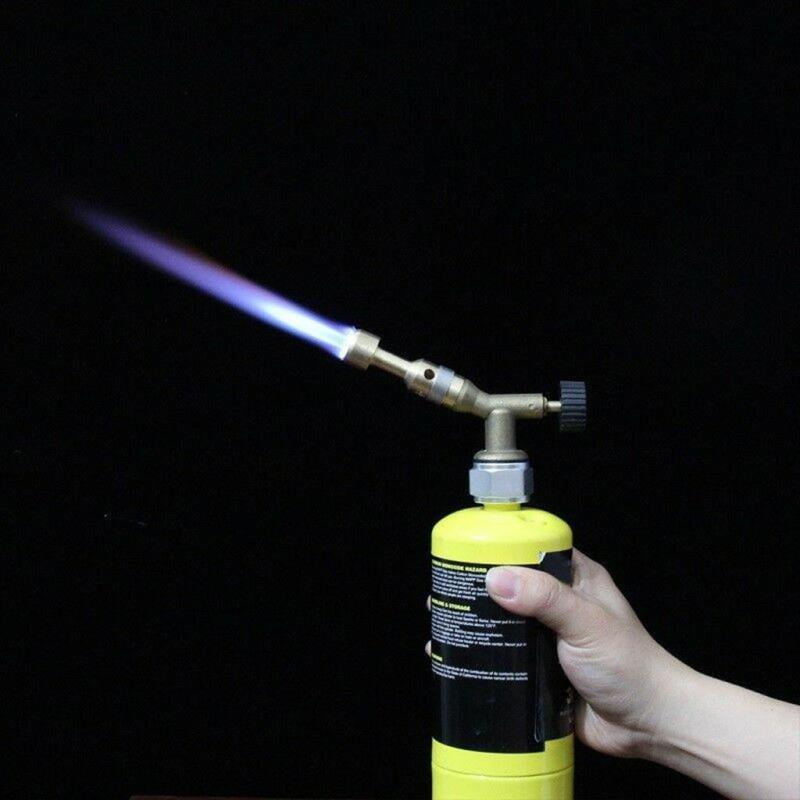 Buy Heavy Duty Propane Gas Torch Head Hand Ignition for MAPP Adjustable Flame Brazing Solder ...