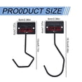 Durable Household Hooks Set: Natural Wood, High Capacity Design - Long ...