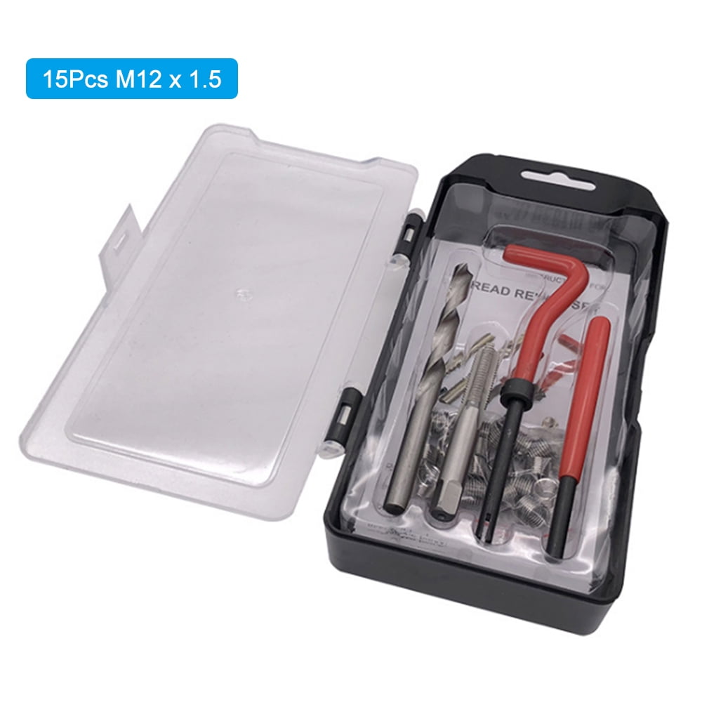 15Pcs M12 x 1.5 Thread Kit Helicoil Compatible 12mm Damaged Threads | Walmart Canada