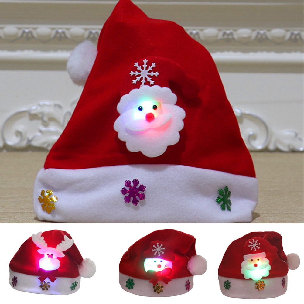 SPRING PARK Christmas Hat Funny Santa Snowmen Reindeer Christmas Party ...