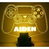 Video Game Controller Night Light Up Desk Table Lamp LED Personalized ...
