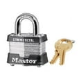 Master Lock Laminated Steel Padlock, Keyed Alike, 1-9/16 Inch Wide ...