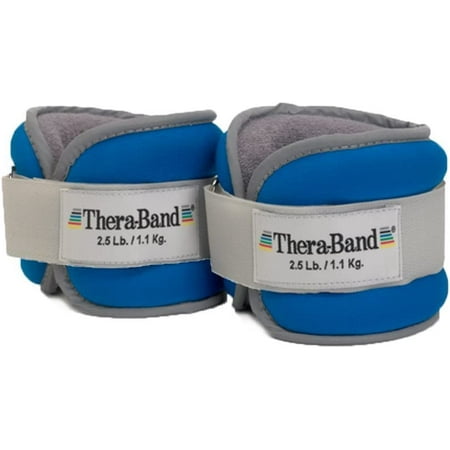 THERABAND Comfort Fit Ankle & Wrist Cuff Wrap Walking Weight Set ...