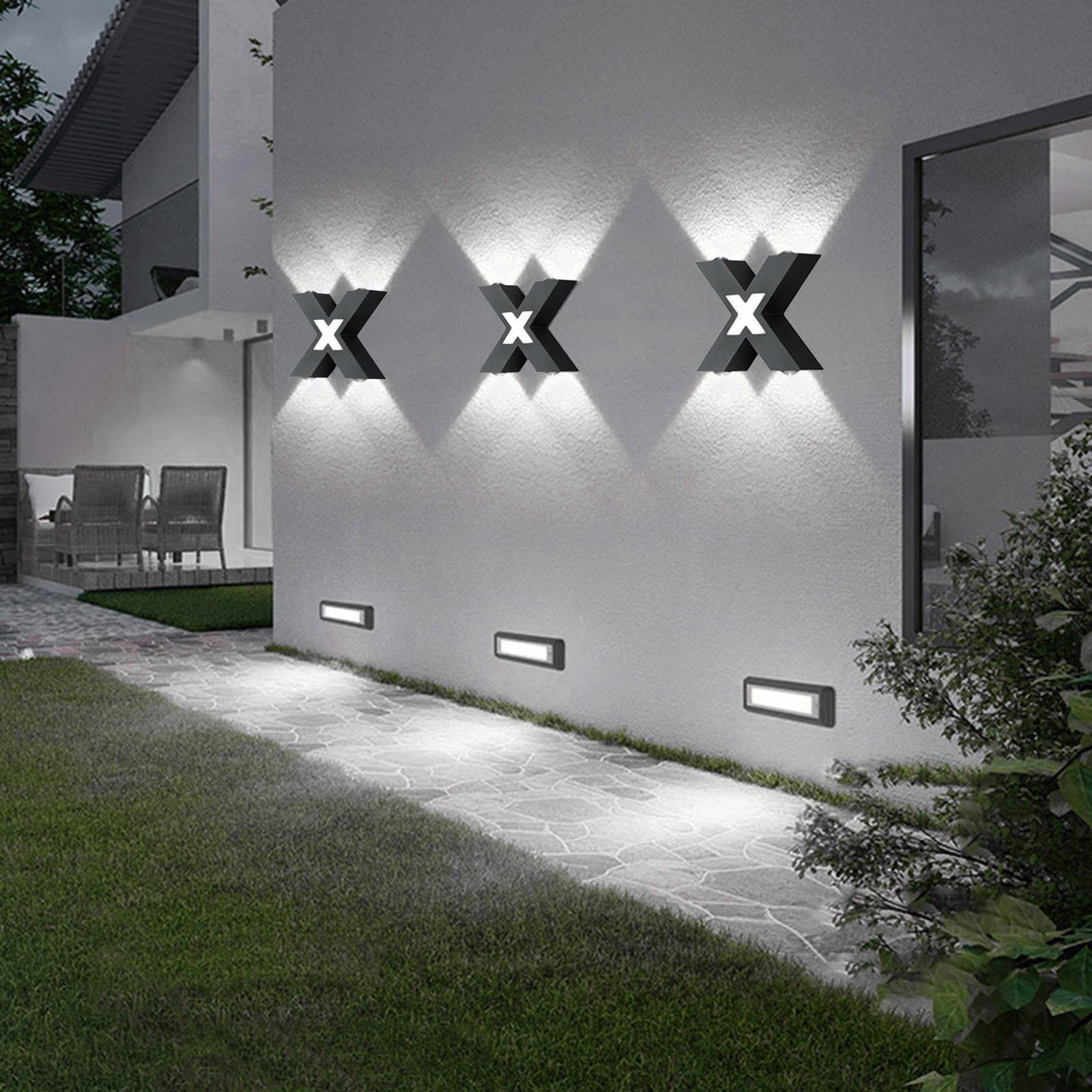 Luces de pared LED modernas s decorativos IP65 Luces externas ...