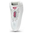 Philips Satin Perfect Epilator, White/Pink, Ceramic Tweezers, Wireless ...