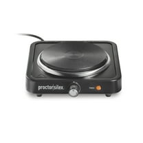Proctor Silex, Countertop Burner, 1-Coil, White Portable Electric ...