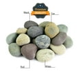 50 Lb. Premium Large Mixed Mexican Stone Beach Pebbles 3-5 inches ...