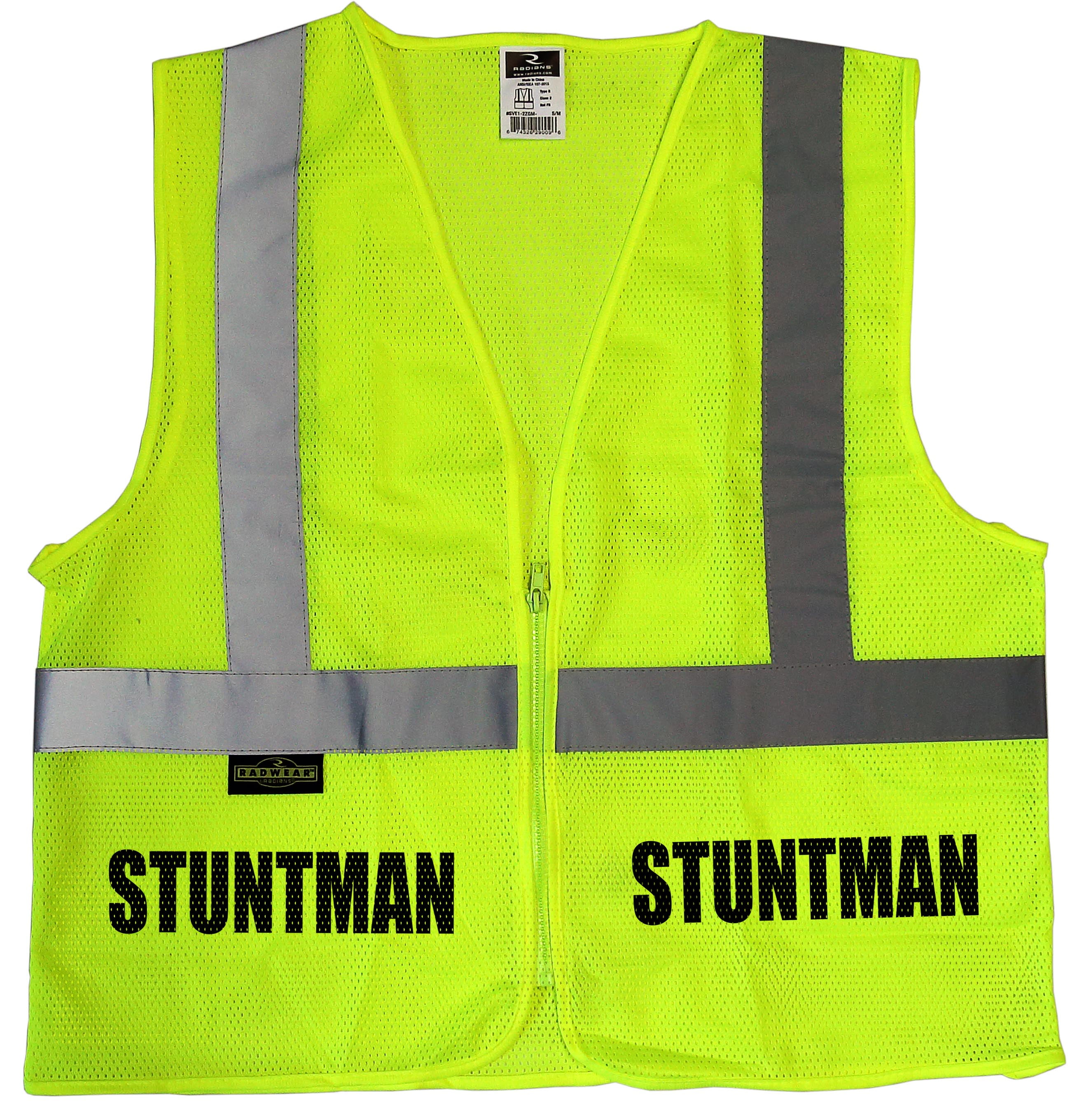 Stuntman safety vest, movie production, film crew High Visibility vest ...