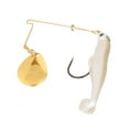 Strike King Redfish Magic 1/4 oz Spinnerbait Lure Pearl - Walmart.com