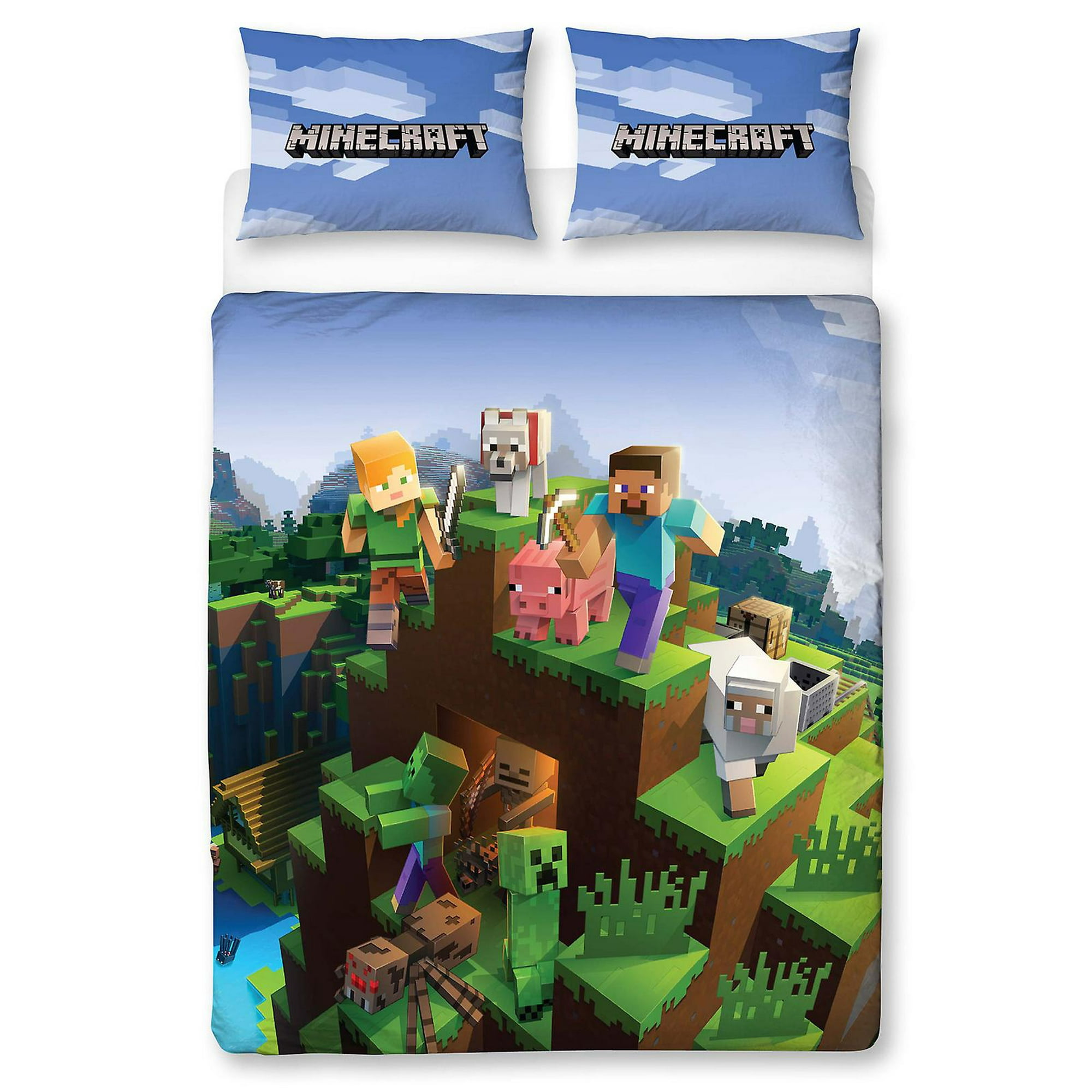 Click here for Hefei Minecraft Epic Duvet Cover And Pillowcase Se... prices